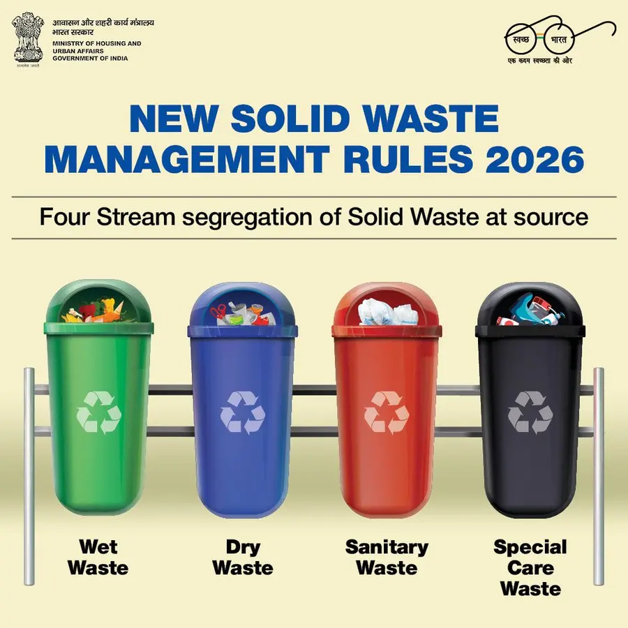 Four-stream Segregation of Solid Waste at Source | Vikaspedia - Energy