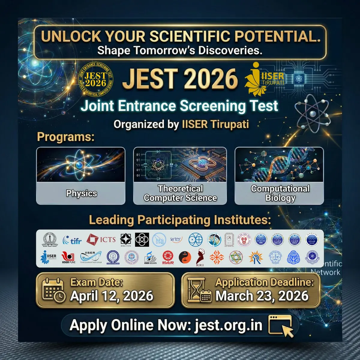 Joint Entrance Screening Test (JEST) | Vikaspedia - English - Education
