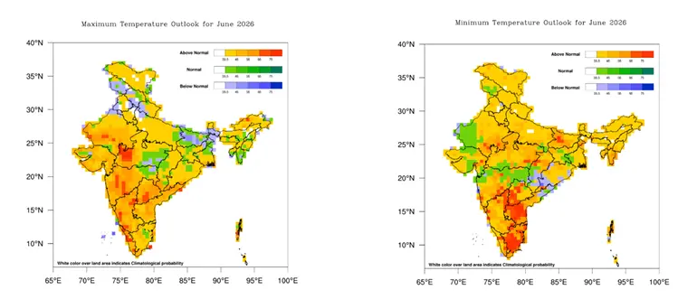Monthly Outlook for Rainfall and Temperature during June 2026 ...